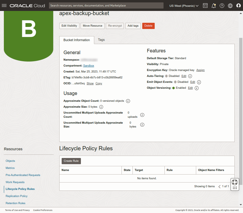 Export APEX workspace and schema in Oracle cloud | Jari's APEX Blog